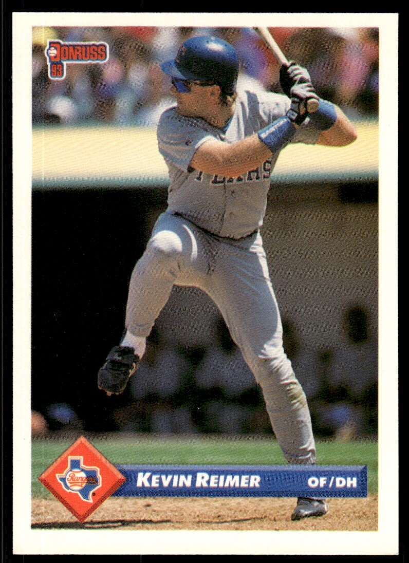 1993 Donruss Baseball Card Kevin Reimer Texas Rangers #55 | eBay