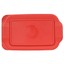 Pyrex 232-PC 11" x 7" Red Rectangular Lid Cover 2 Pack New for 2Qt ...