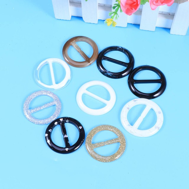 9pcs Fashion Elegant Smoothly Tee Shirt Clips T-shirt Clip Rings for ...