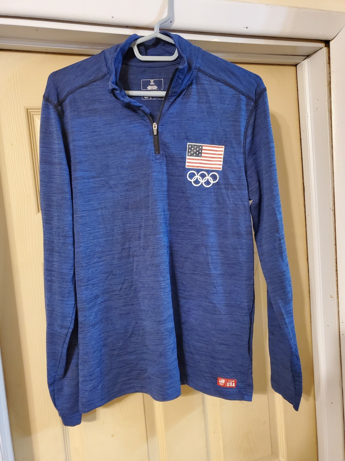US Olympic Team - Team Apparel- Men's 1/4 Zip Longsle… - Gem