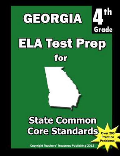 Georgia 4th Grade ELA Test Prep : Common Core Learning Standards by ...