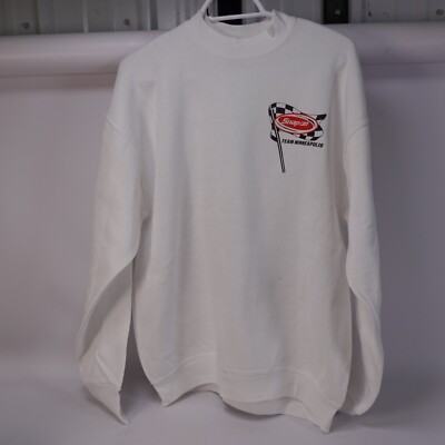 Snap On Turning Up The Screws White Pullover Sweatshirt New Size XL X ...