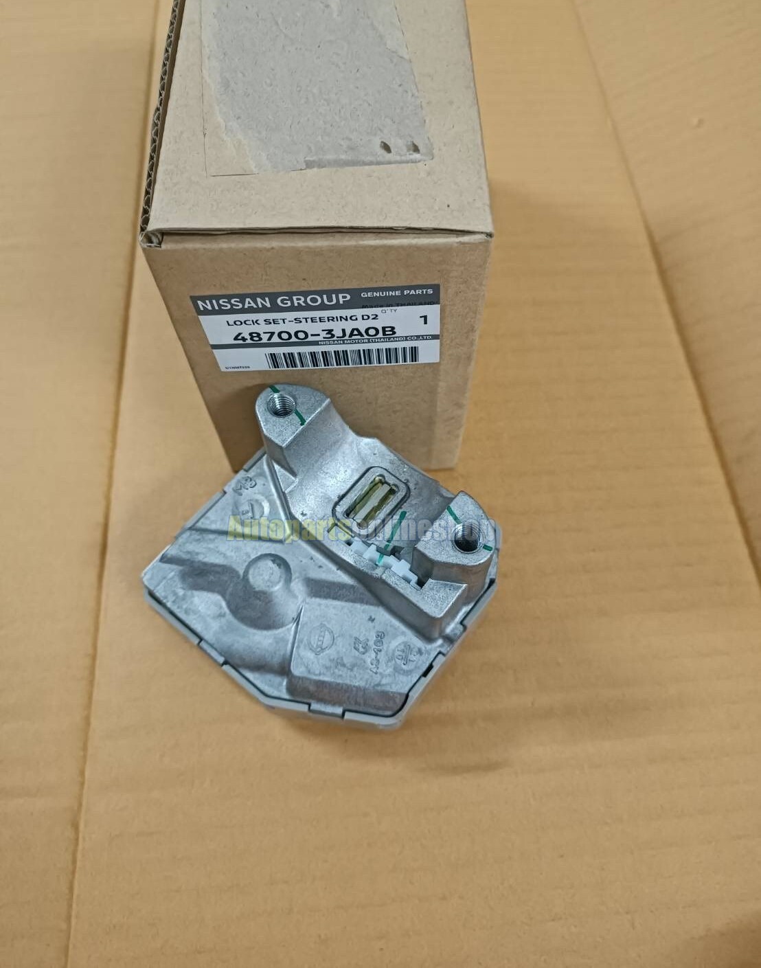 487003JA0B Genuine Nissan Lock Set Steering 48700-3ja0b for sale online ...