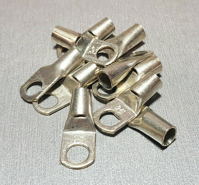 10/20/50Pcs SC10-6 Ring Terminals Crimp Cable Lugs 10mm² 8AWG M6 Bolt ...