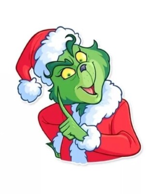 Grinch pointing his finger Metal Cutting Die Card Making Scrapbooking ...