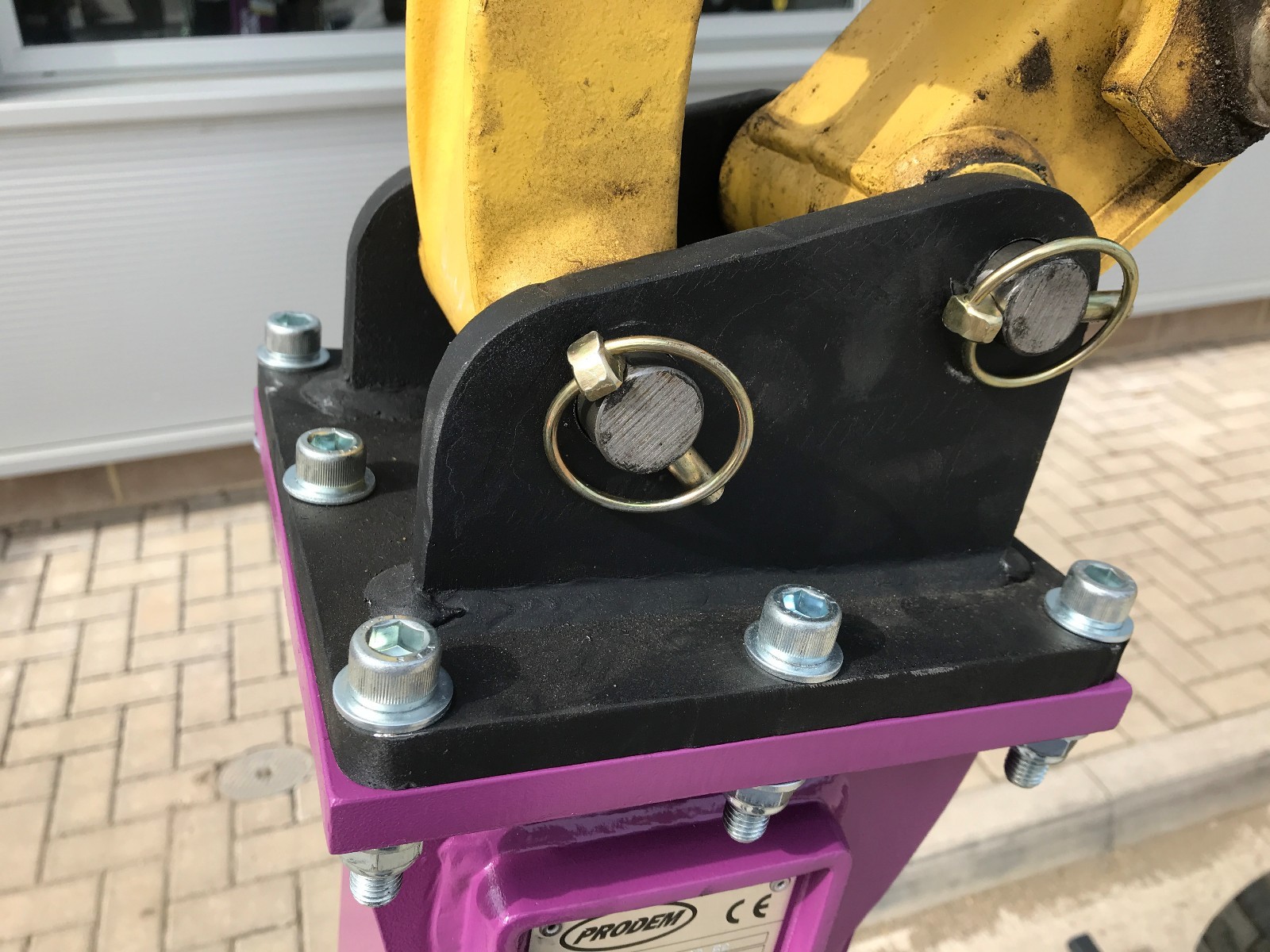 Prodem Hydraulic Hammer PRB008 0.7-1.5 Ton Breaker Pecker Demolition ...