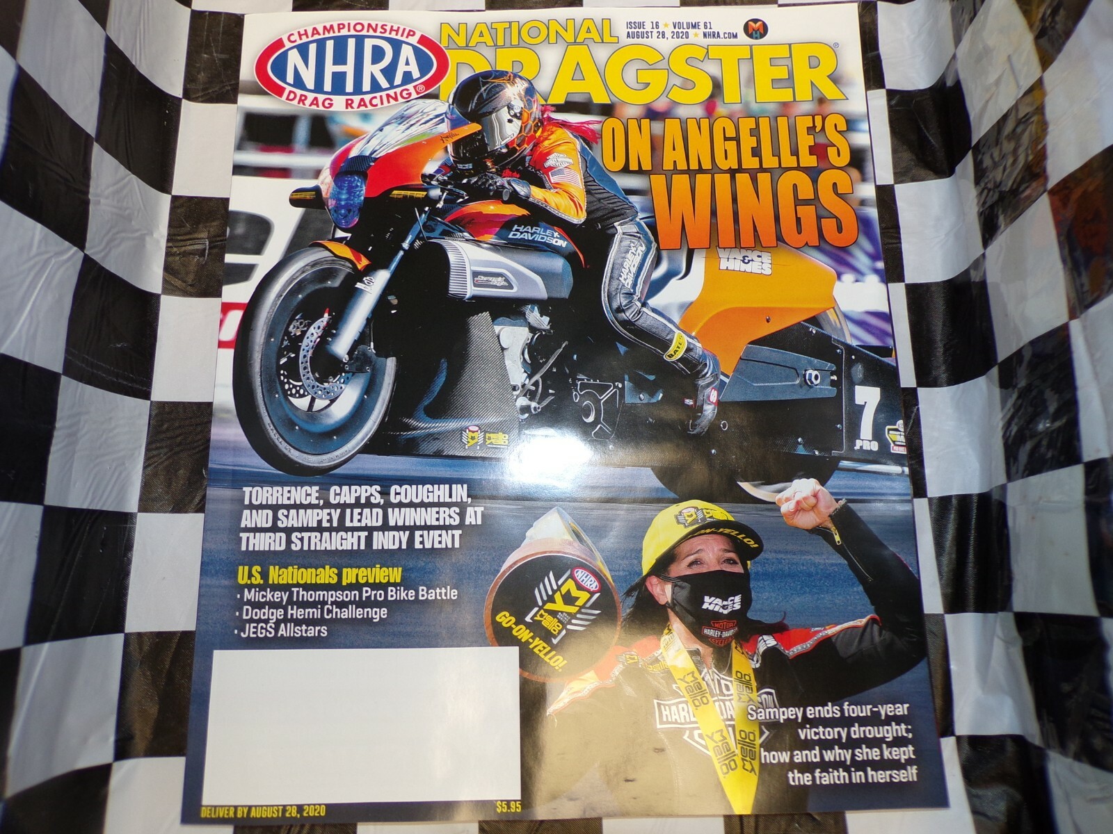 NHRA National Dragster Magazine 2020 August 28,2020 Drag Racing Issue ...