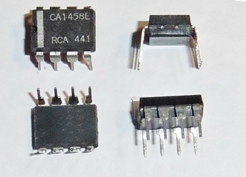QTY. 5 pcs. IC 1458 RCA Dual Operational Amplifier OP AMP CA1458E | eBay