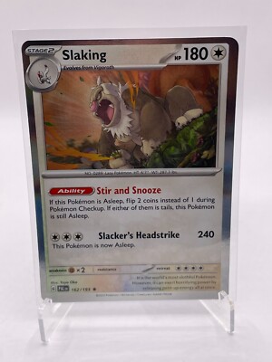2023 SLAKING Holo Pokemon #162 Mint | eBay