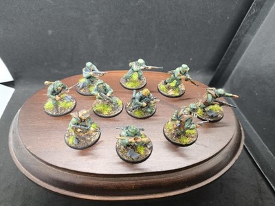 Bolt Action 28mm WW2 German Army Grenadiers 10 men PROPAINT Warlord ...