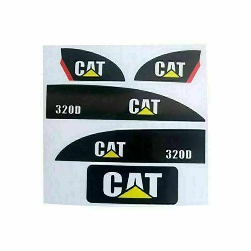 For Huina 550 15 Channel RC Excavator Amewi Decals 1/14 CAT 320D ...