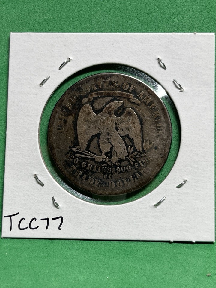 1877 CC US Trade Dollar Raw Circ Coin | eBay
