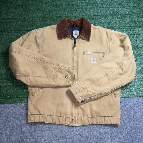 Interstellar Carhartt RNJ001 Detroit Blanket Lined Jacket Medium Brown ...