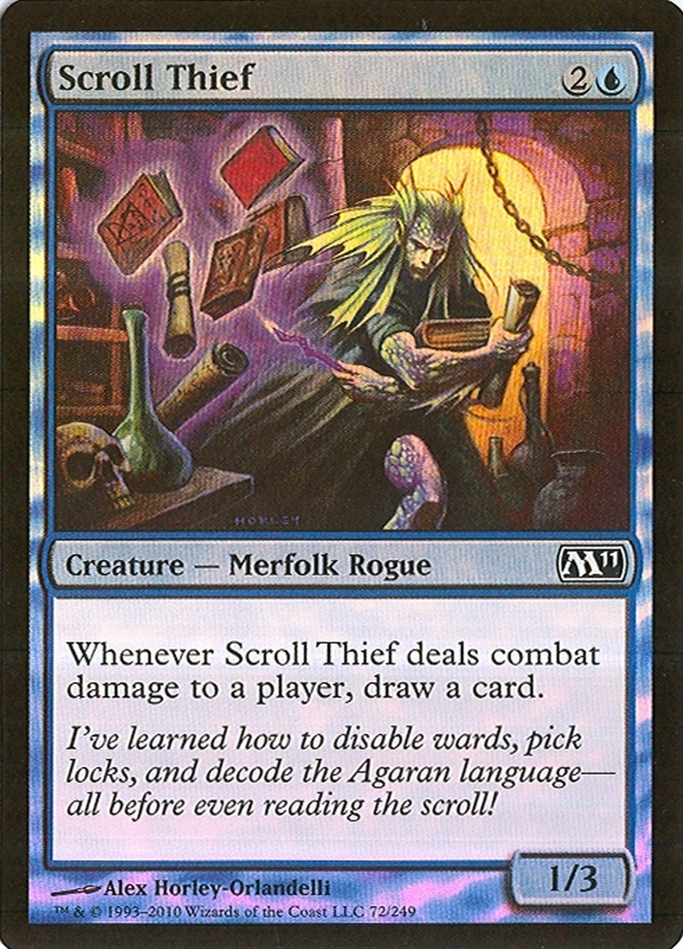 MTG - M11 - Scroll Thief - 2X - Foil - NM | eBay