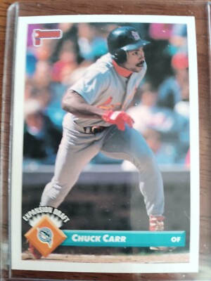 CHUCK CARR MARLINS "EXPANSION DRAFT" 1993 DONRUSS CARD #762 | eBay