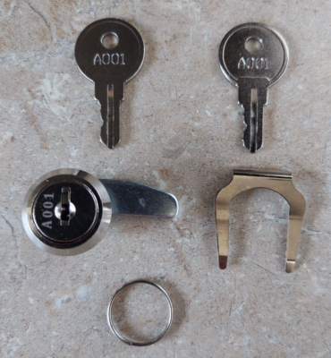 Cash Drawer Lock & Keys - Fits Clover D100 to Replace Codes A001 thru ...