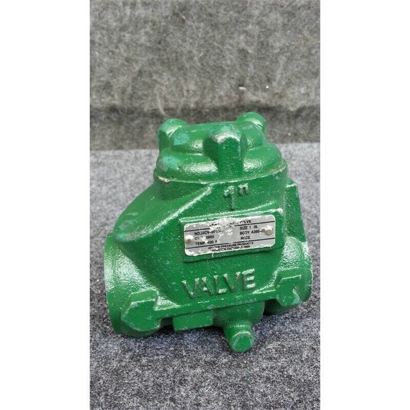 Apache DICV-2000-1 CWP 2000 1" Swing Check Valve A395-D NACE 400F | eBay