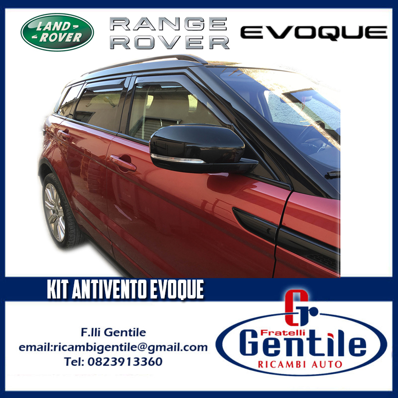 Land Rover Range Rover Evoque 11> 5P Wind Deflectors Front + Rear | eBay