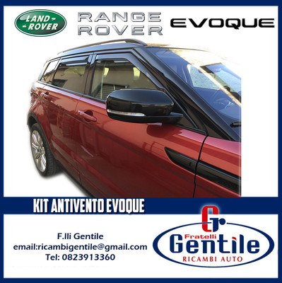 Land Rover Range Rover Evoque 11> 5P Wind Deflectors Front + Rear | eBay