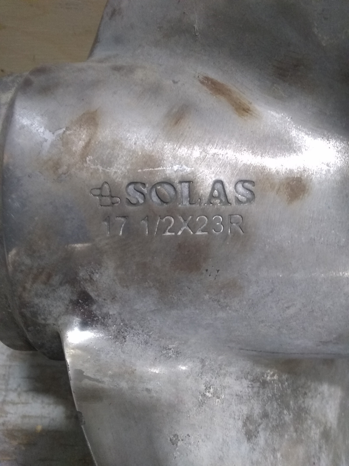 MerCruiser Bravo 2 II Two TR Stainless Propeller 17 1/2X23 RH 17.5 ...