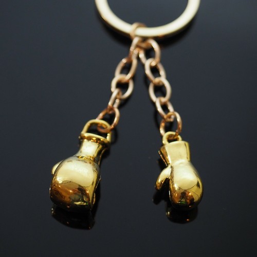 Boxing Golden Gloves Keychain Keyring Pendant Key Chain Ring Gift ...