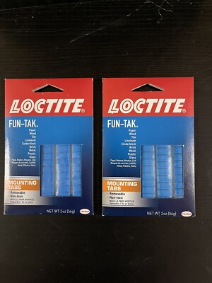 2oz LOCTITE FUNTAK FUN-TAK Mounting Putty Pack Of 2 | eBay