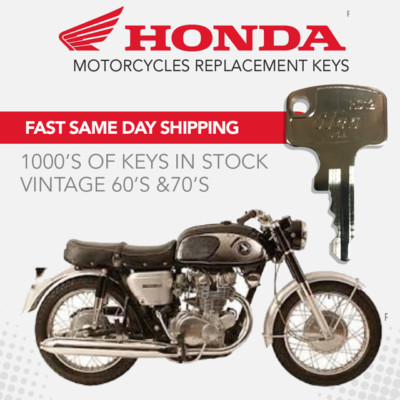 Honda Motorcycle, ATV, SXS, Scooter Key | eBay