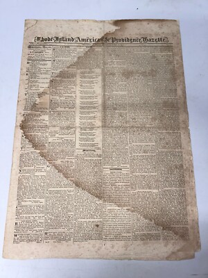 Rhode-Island American & Providence Gazette April 6, 1827 Vol. LXV No ...