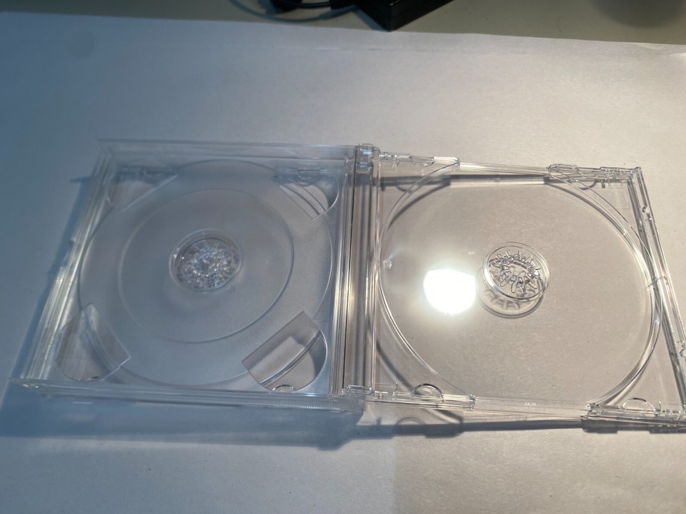 5 x Empty Replacement CD Jewel Cases Triple (3CD)- 23mm Clear UK New ...