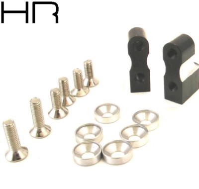 Black Aluminum Servo Mount Axial AX10 Wraith Ridgecrest Hot Racing ...