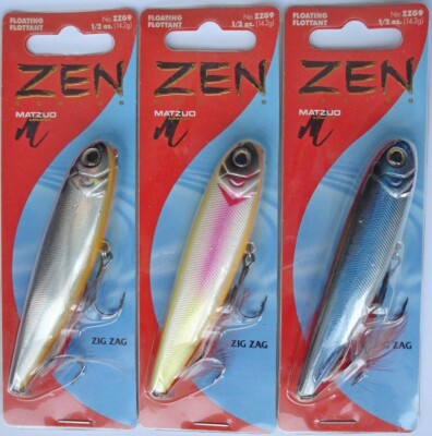 Matzuo Zen Series Zig Zag 9cm. Wobbler, Lures, Catfish, Pike, Zander ...