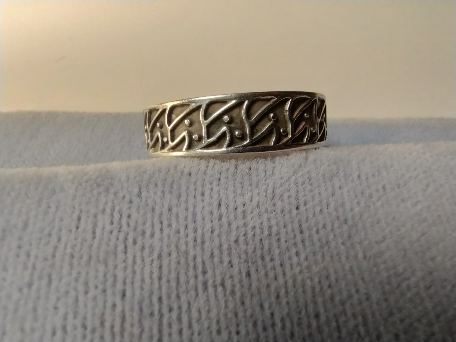 Vintage Mexico Taxco Ring 925 Sterling Silver Unique … - Gem