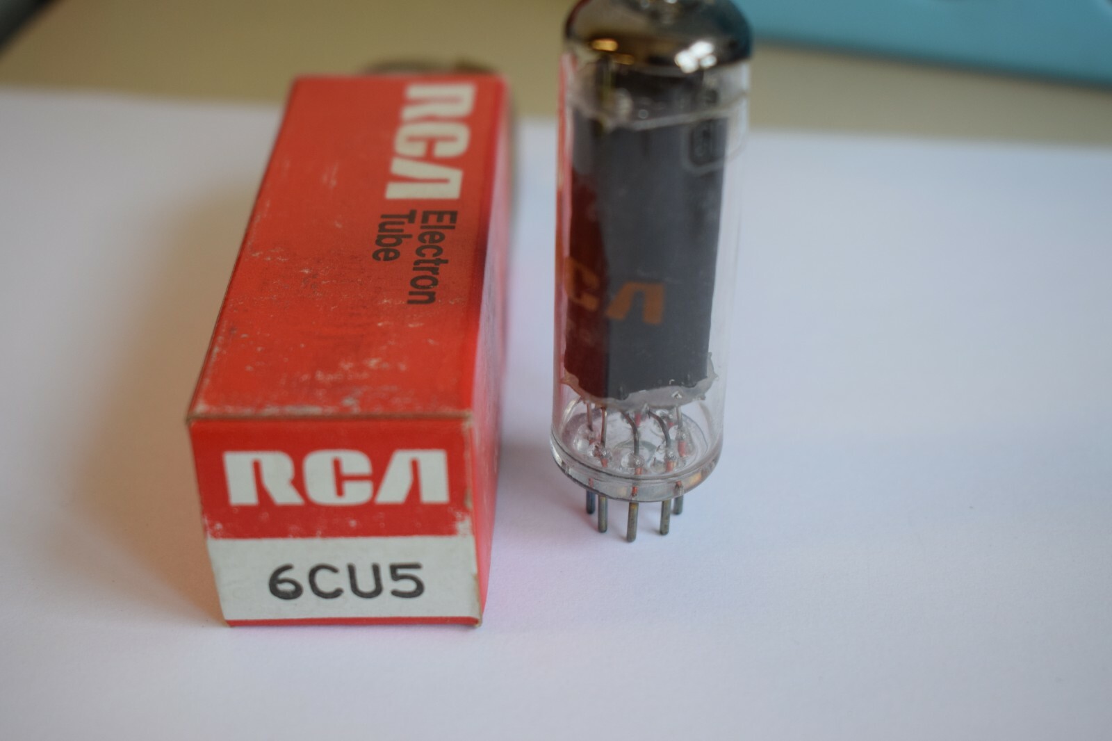 6CU5 RCA VINTAGE TUBE WITH BLACK PLATES- NOS IN BOX | eBay
