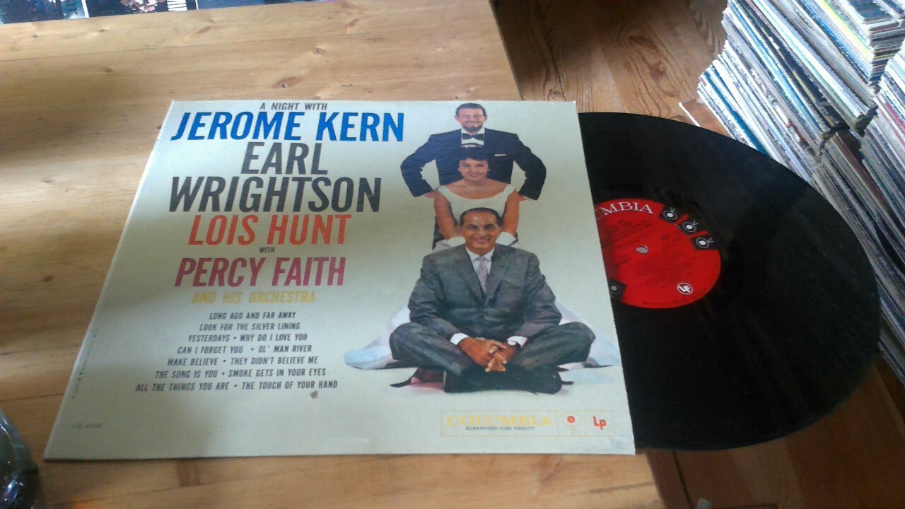 Percy Faith A Night With Jerome Kern Earl Wrightson Louis Hunt LP Vinyl ...