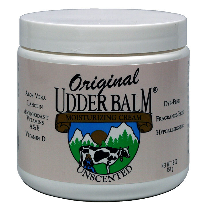 Unscented Original Udder Balm Thick Moisturizing Cream. Help for dry ...