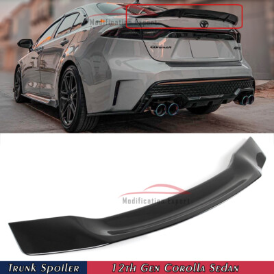 For 2020-2025 Toyota Corolla Sedan Glossy Black R Style Duckbill Trunk ...