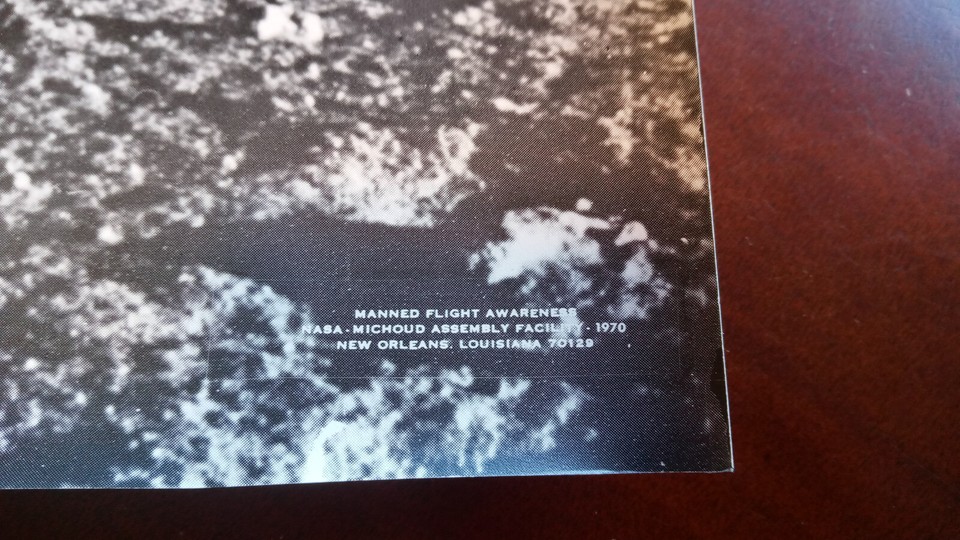 ***APOLLO 12 LARGE NASA POSTER 20" x 24" with NASA Michoud facilty ...