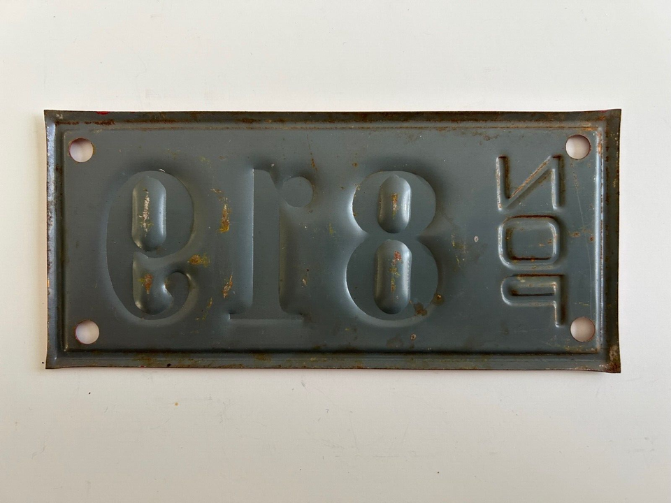 1940s Nebraska Ordnance Plant WWII Military Base License Plate Topper ...