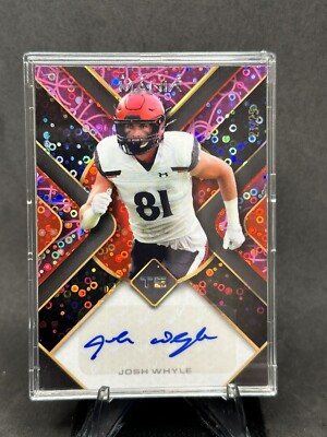 2023 Wild Card Auto Mania Pro Football #'d /25 Josh Whyle Titans | eBay
