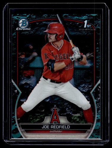 Joe Redfield 2023 Bowman Chrome Draft Aqua Lunar Refractor Card /125 # ...