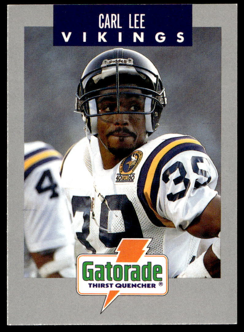 1990 Minnesota Vikings Police 6 Carl Lee Gatorade Football Card | eBay