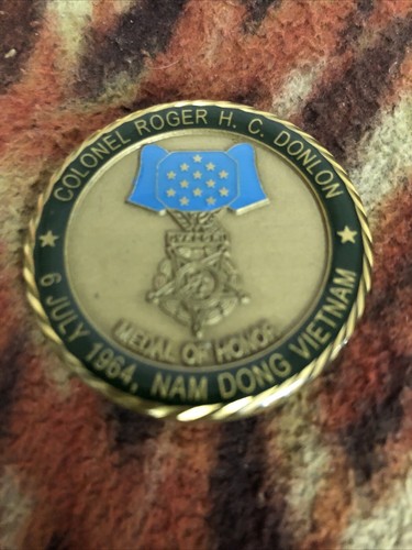 Colonel Roger H C Donlon Medal Of Honor Nam Dong Vietnam 1964 US Army ...