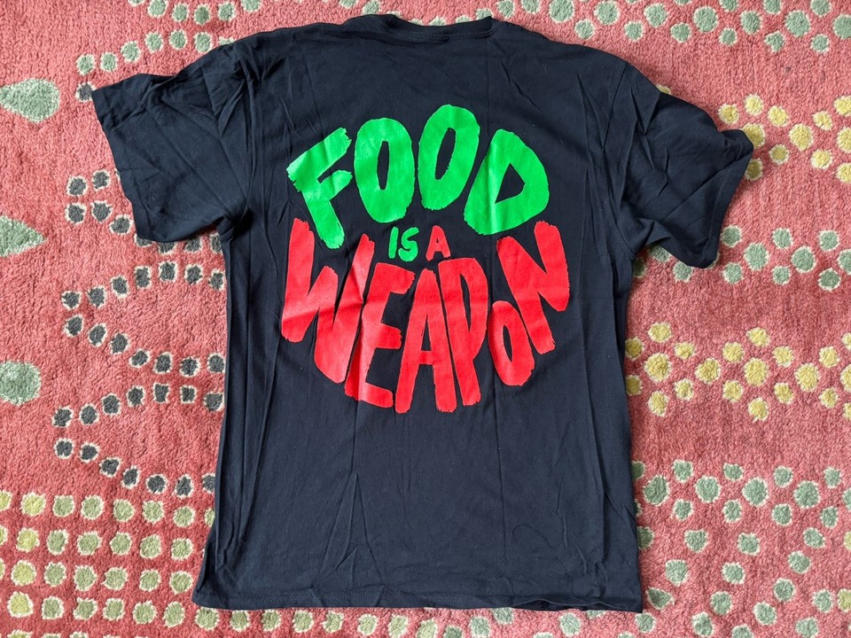 Ghetto Gastro Black Power Kitchen Food is a Weapon Shirt Large L ...
