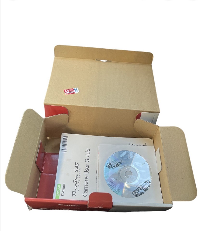 Canon PowerShot S45 4.0MP Digital Camera Open Box 13803019759| eBay