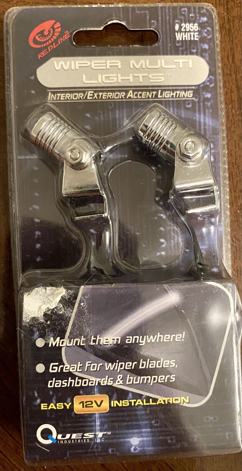 Redline Quest Multi Lights White Windshield Wiper Lights Interior ...