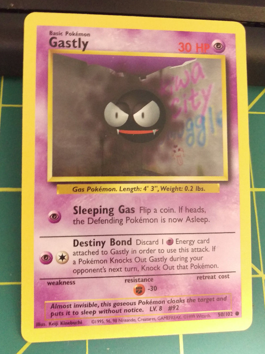 Gastly Pokemon Card
