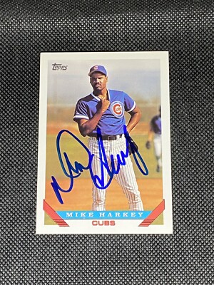 Mike Harkey Chicago Cubs Signed Auto 1993 Topps Card #657 ~ COA | eBay