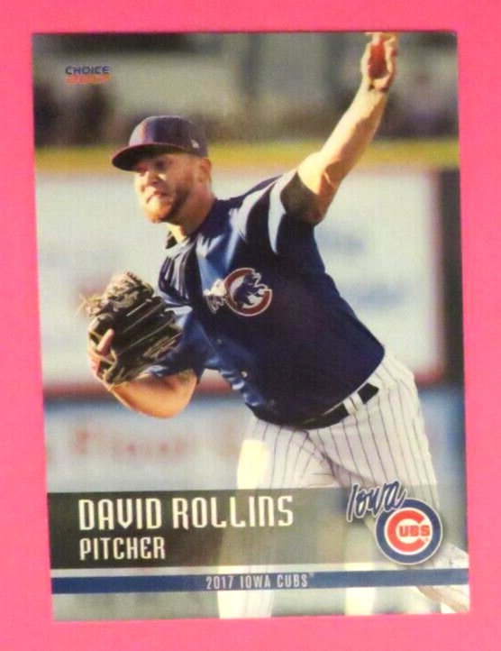 2017 Choice, Iowa Cubs - DAVID ROLLINS | eBay