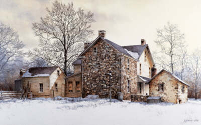 The Farmer's Daughter - Ray Hendershot Landscape Print Barn Country ...