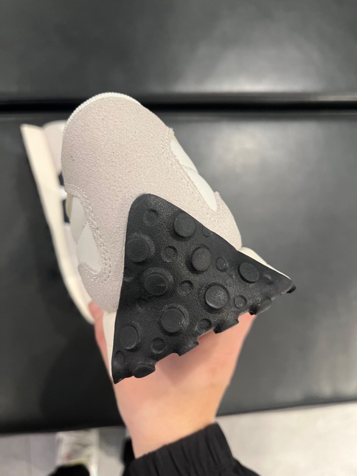 New Balance 327 big kids size GS327FE casual shoes silver birch/black ...